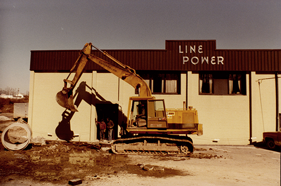 The original Line Power building.
